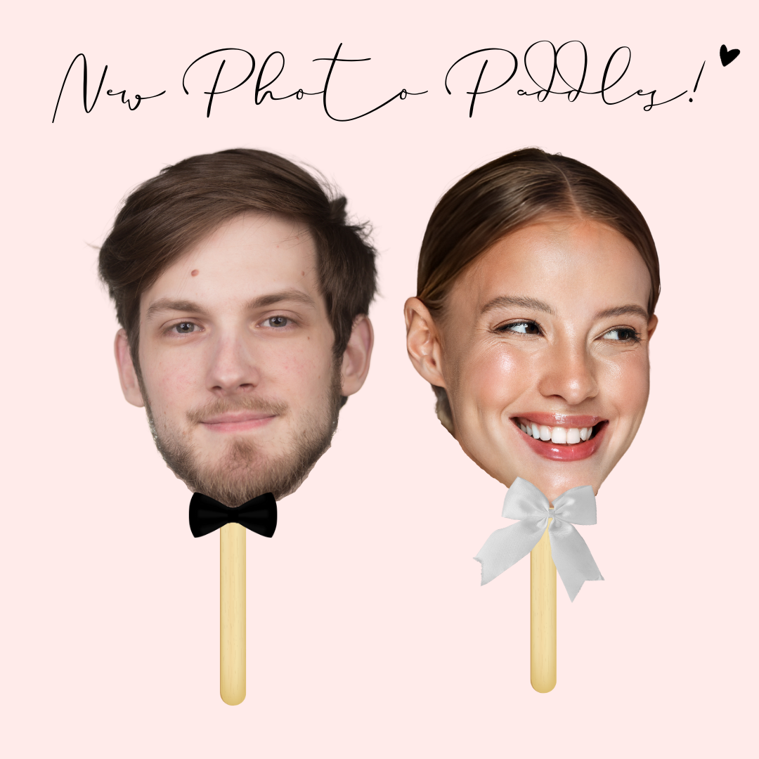 Photo Paddles - Face on a stick! – Champagne Occasions