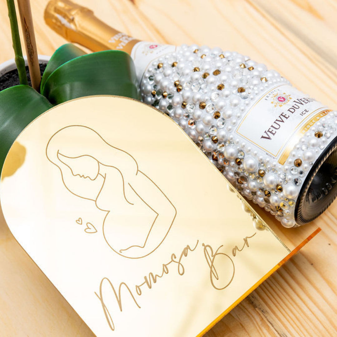 Line Art Engraved Acrylic Arch signs – Champagne Occasions