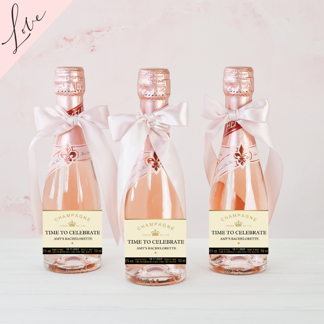 Personalised Champagne Labels - Moet Inspired - LABEL ONLY – Champagne ...