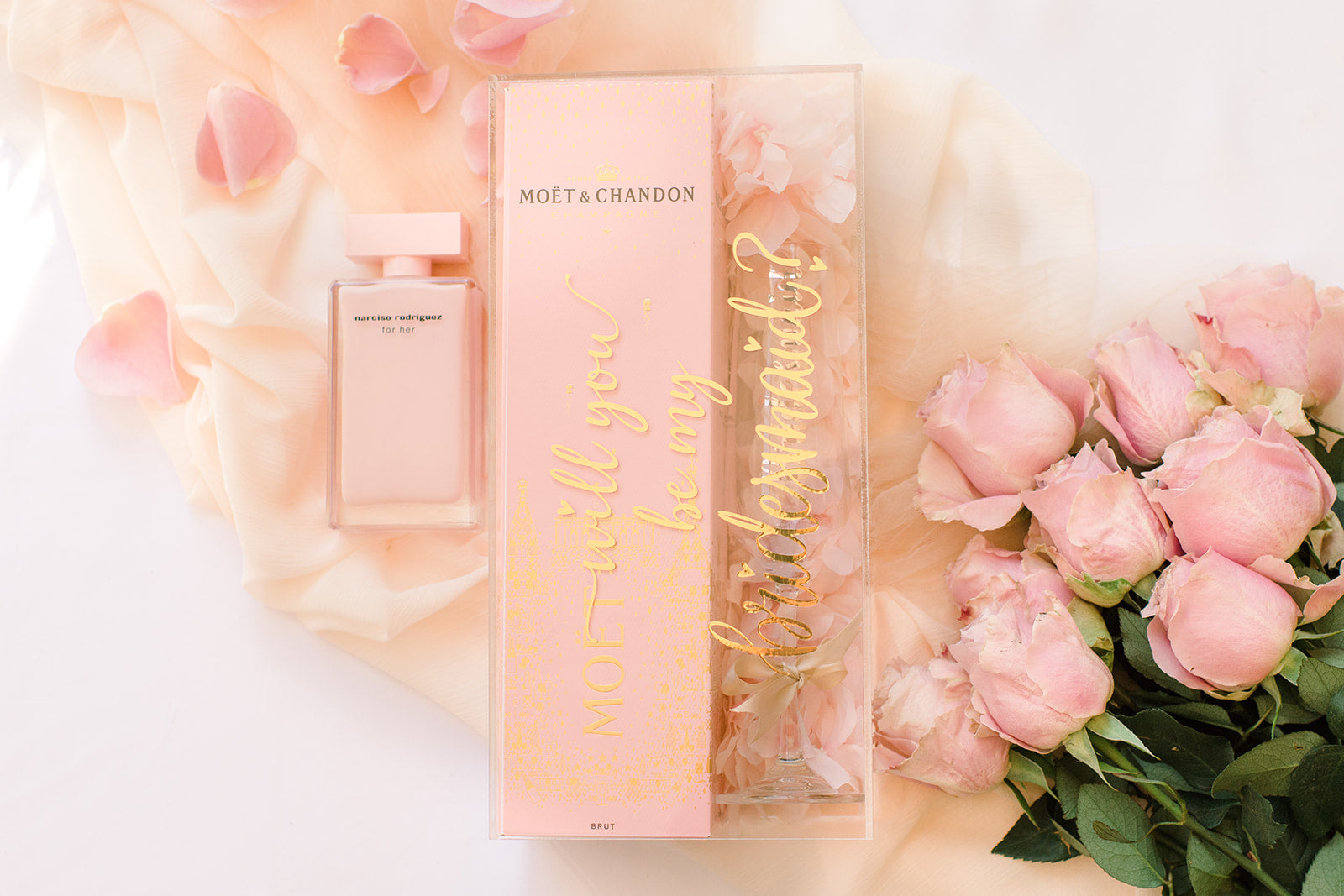 Acrylic / perspex gift boxes – Champagne Occasions