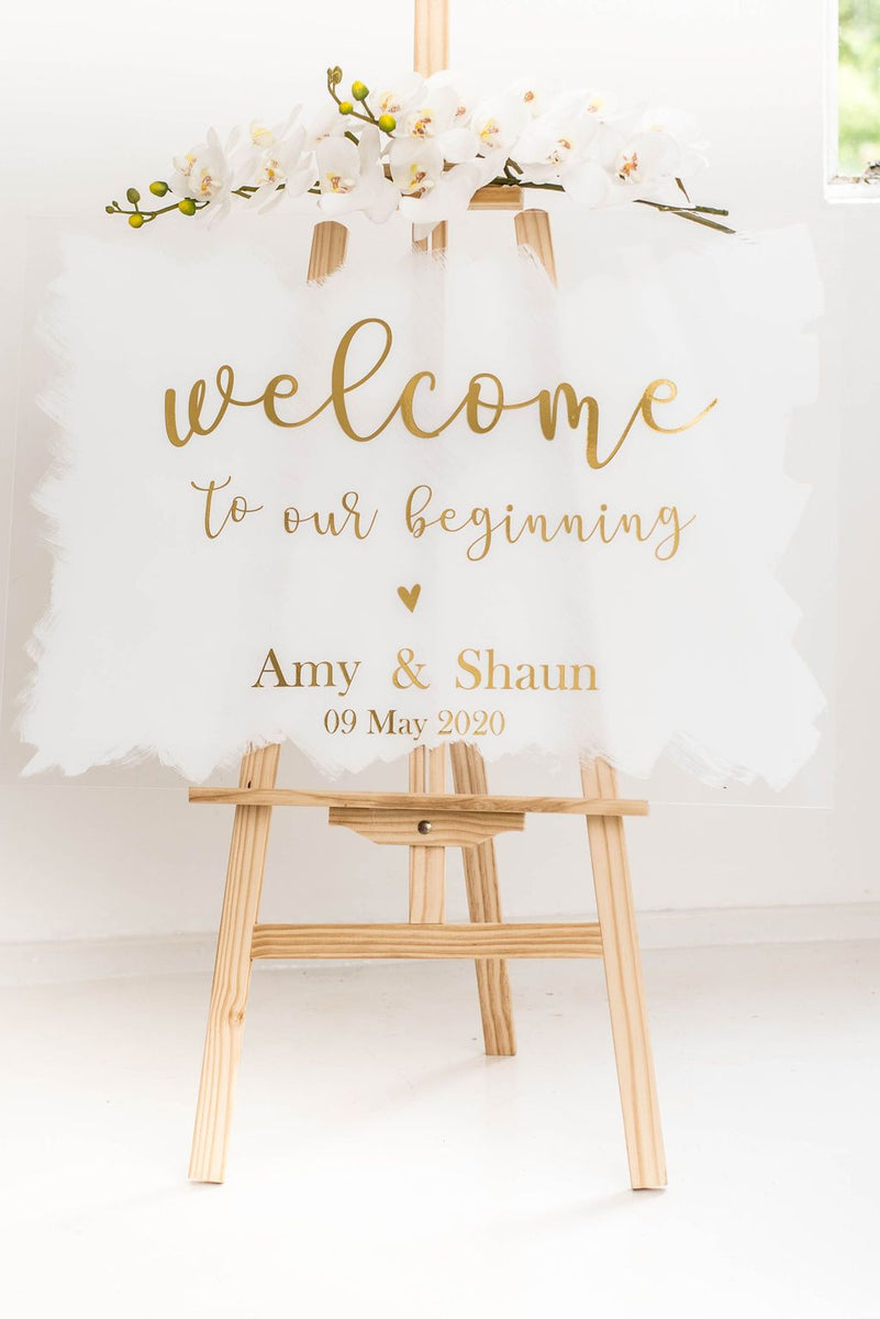 A2 Acrylic signage – Champagne Occasions
